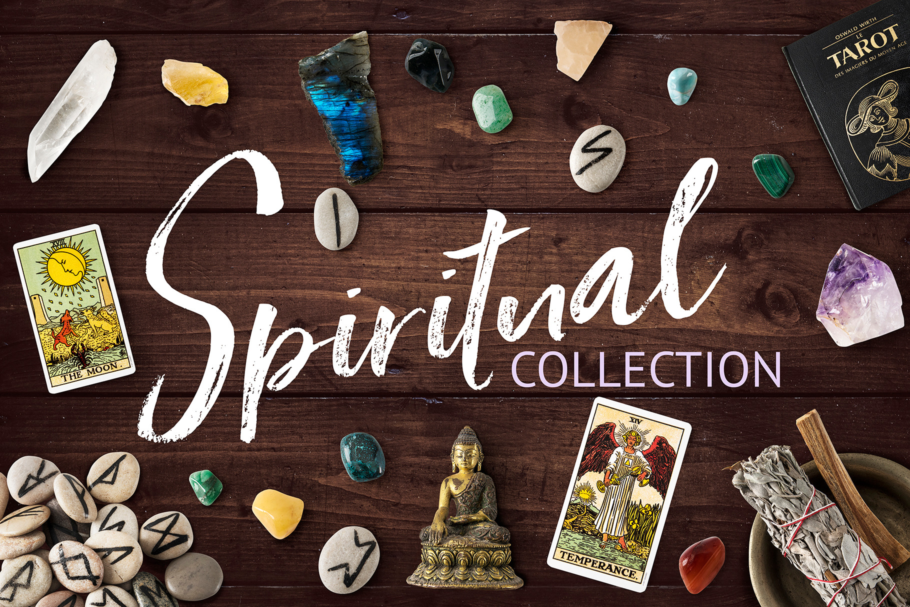 The Spiritual Scene Creator, a Product Mockup by wings of design