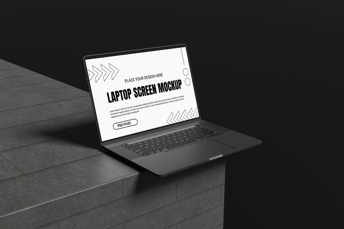 Laptop Mockup, a Mac Mockup by Graphicwindow