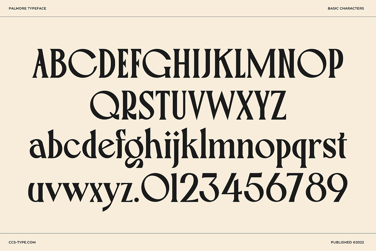 PALMORE - Vintage Rounded Serif, a Serif Font by Creative Corner