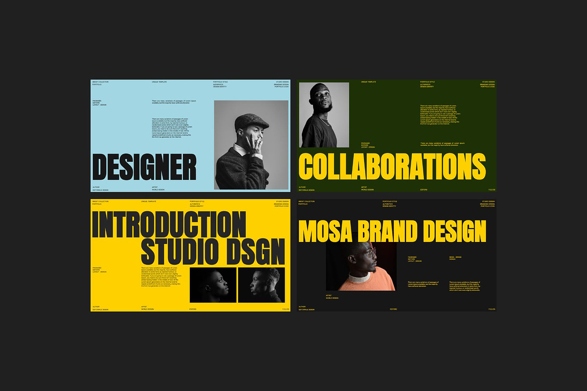 MOSA - Brand Design Keynote, a Presentation Template by Creatorism