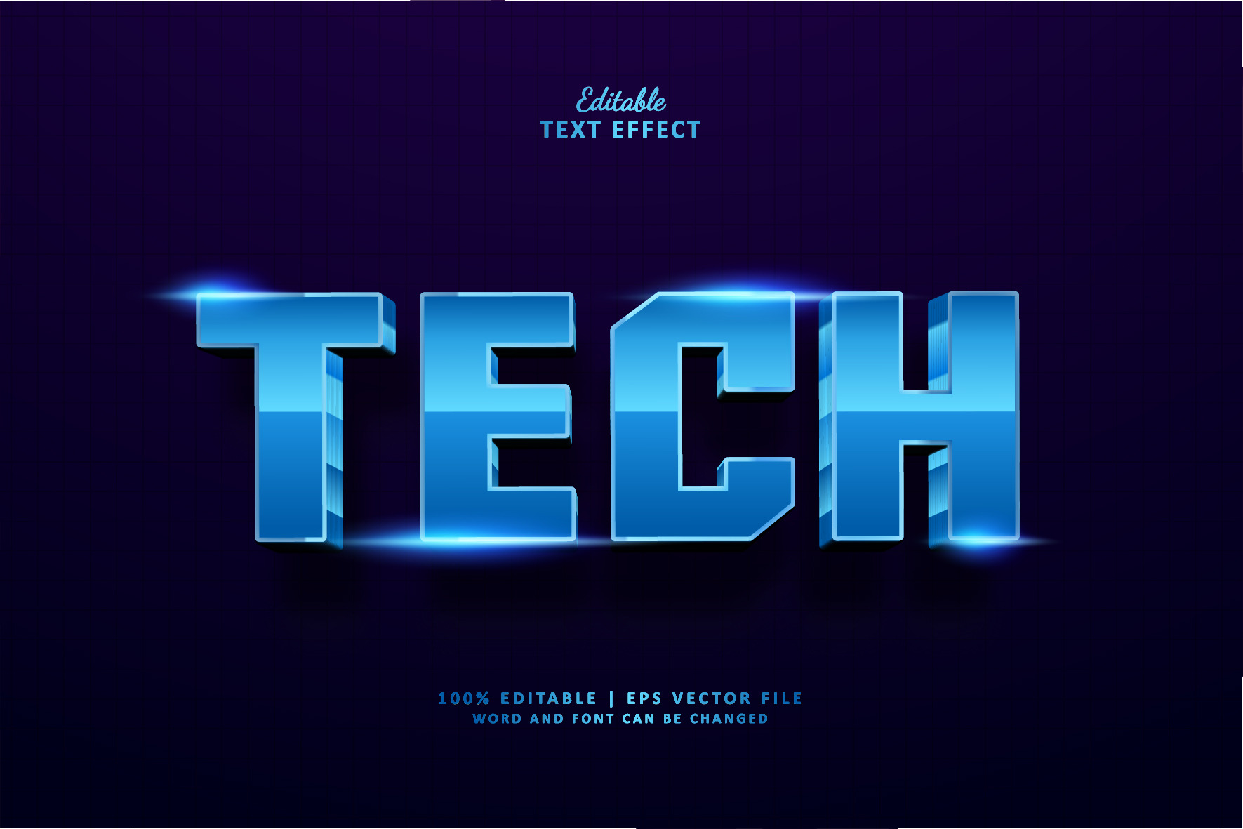 Text Effect Tech, a Layer Style Add-On by Navy Graphic