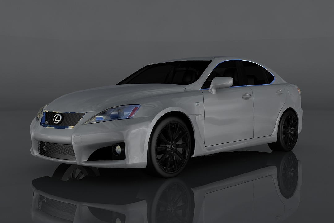 Lexus IS-F, a Cars & Vehicle 3D Model by valtriiu