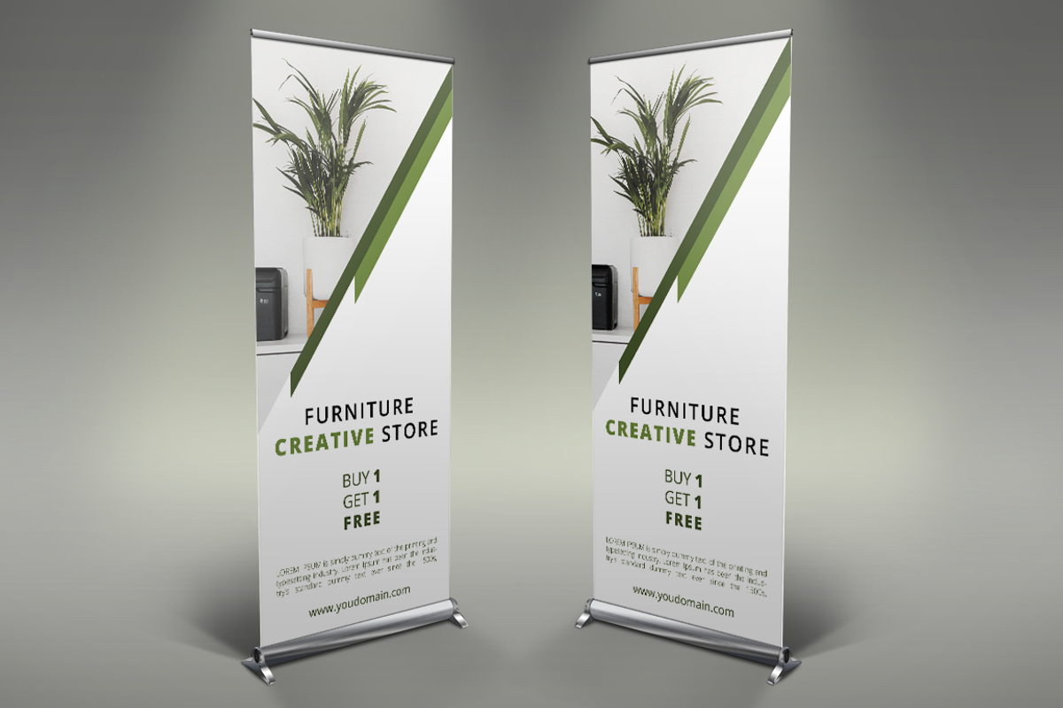 Furniture - Roll Up Banner, a Presentation Template by Creatricks