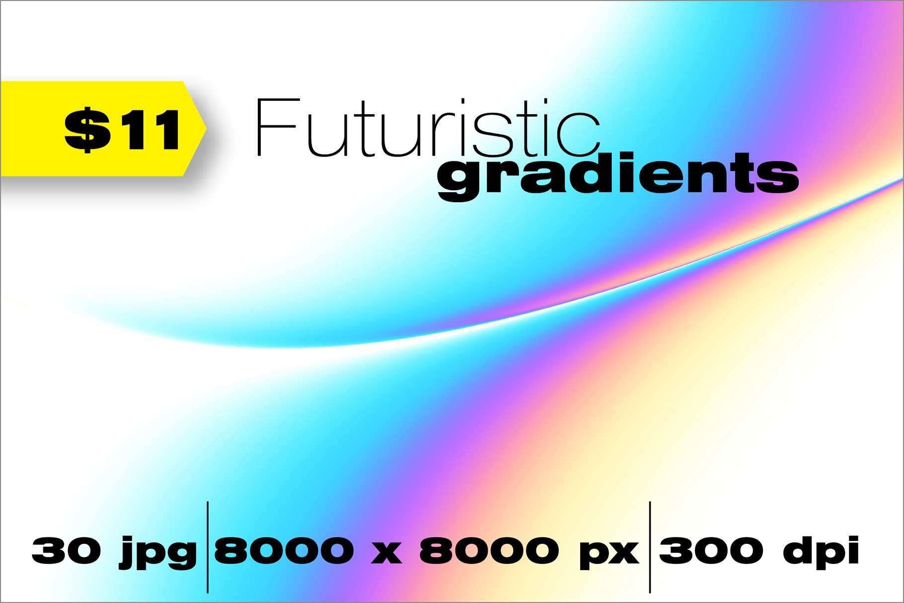 30 Holographic textured gradients