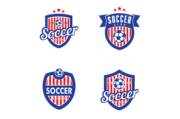 Soccer/Football Vector Logo Set, a Branding & Logo Template by ...