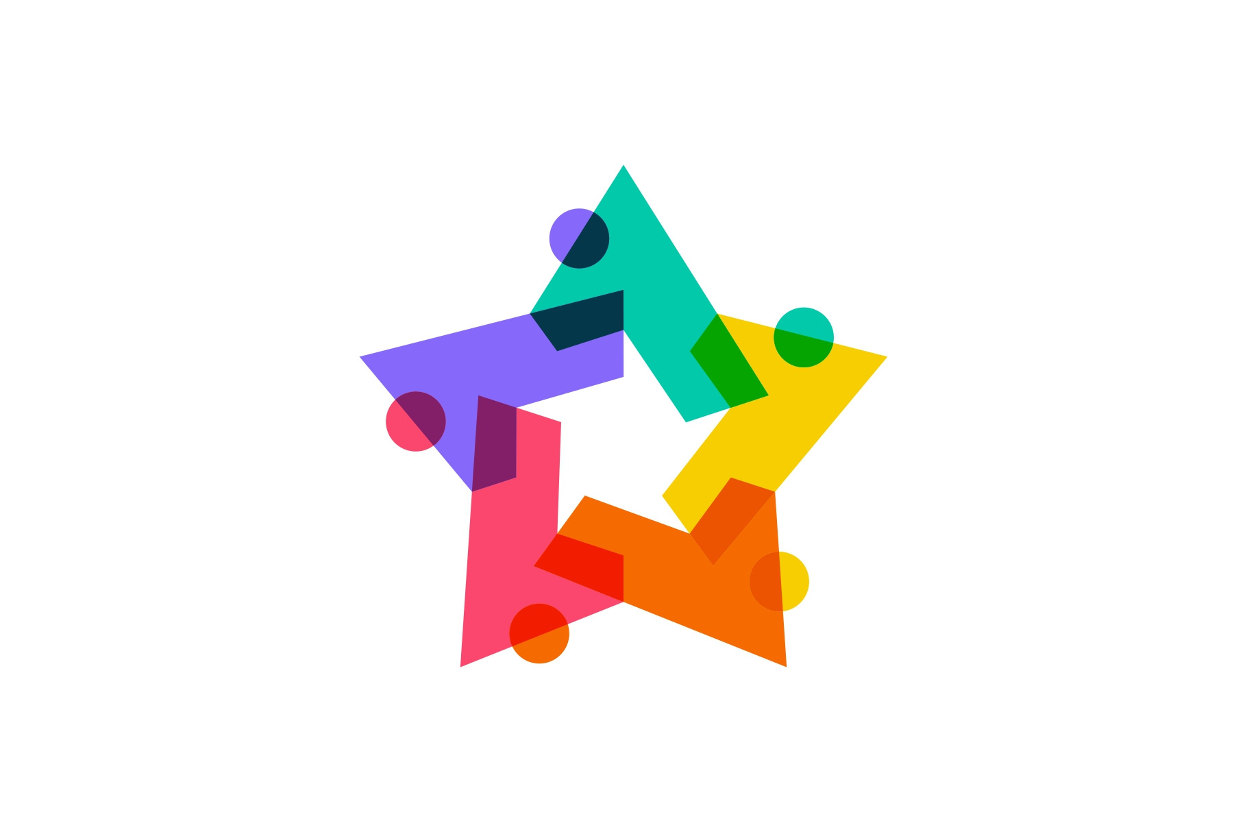 star people diversity family group, a Branding & Logo Template by vastard