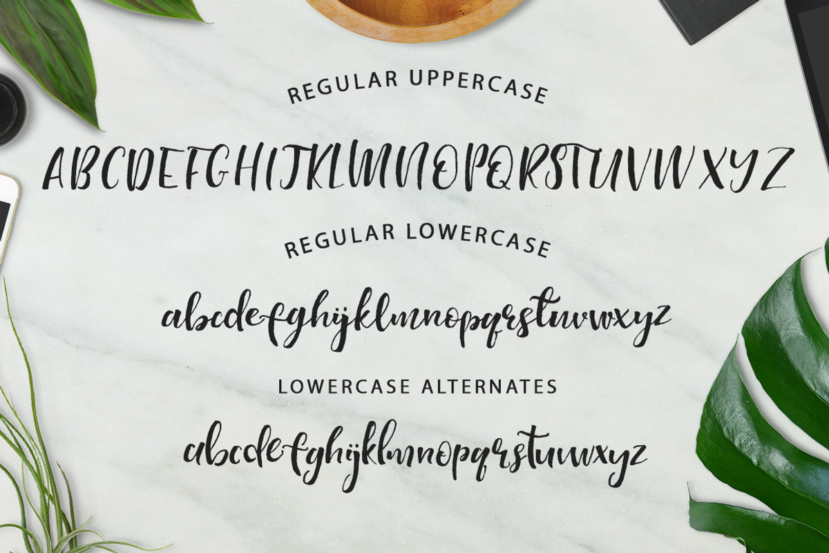 Highline Font, a Script Font by Creativeqube Design