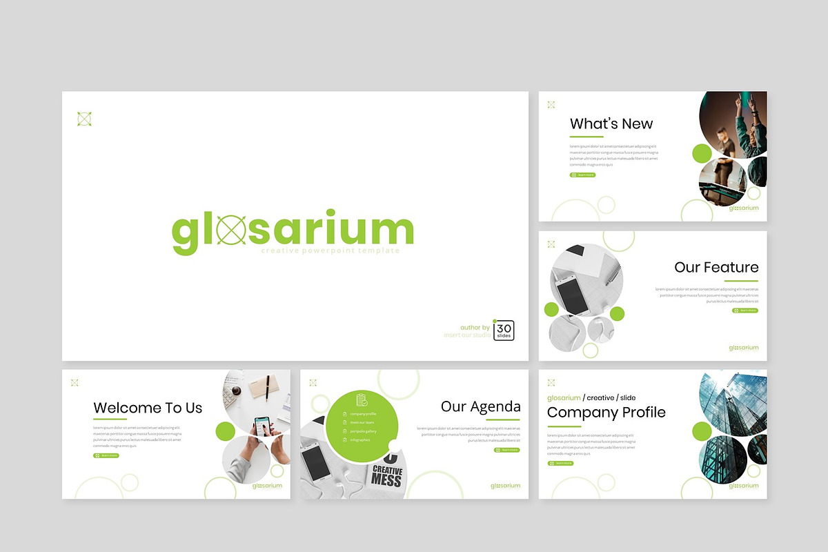 Glosarium - Powerpoint Template, a Presentation Template by inspirasign