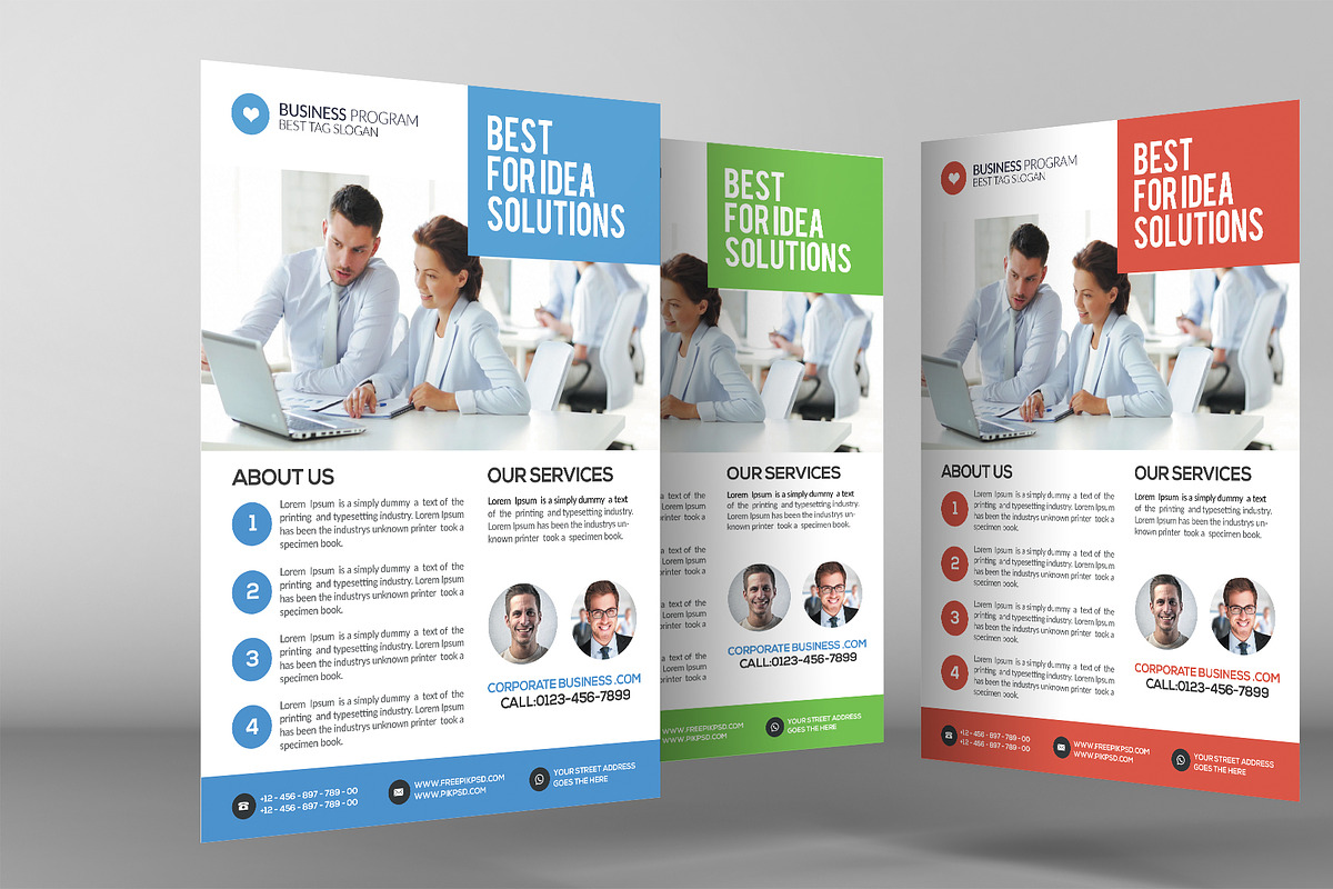 Employment Agency Flyer Template, a Flyer Template by graphicforest