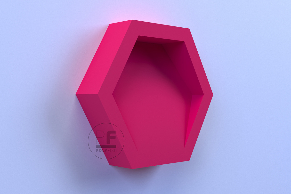 DIY Honeycomb 3D model template, a Graphic by PolyFish