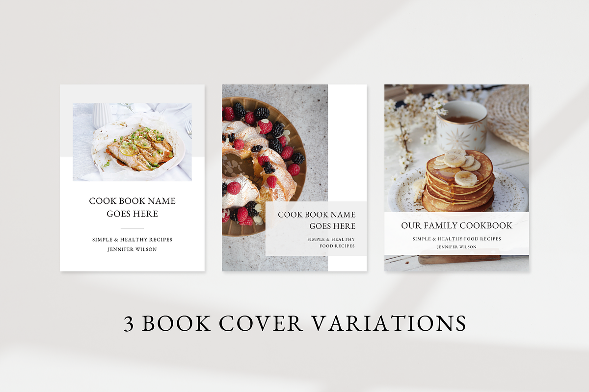 Aesthetic Cookbook Recipe Template, a Magazine Template by ShopRShop