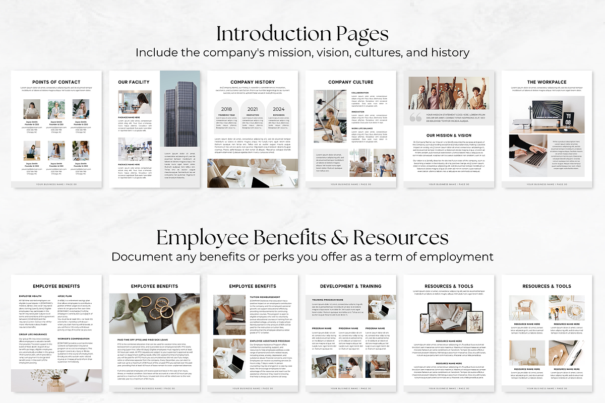 Employee Welcome Package Template, a Magazine Template by ShopRShop