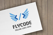 Fly Code Logo, a Branding & Logo Template by Design_Planet