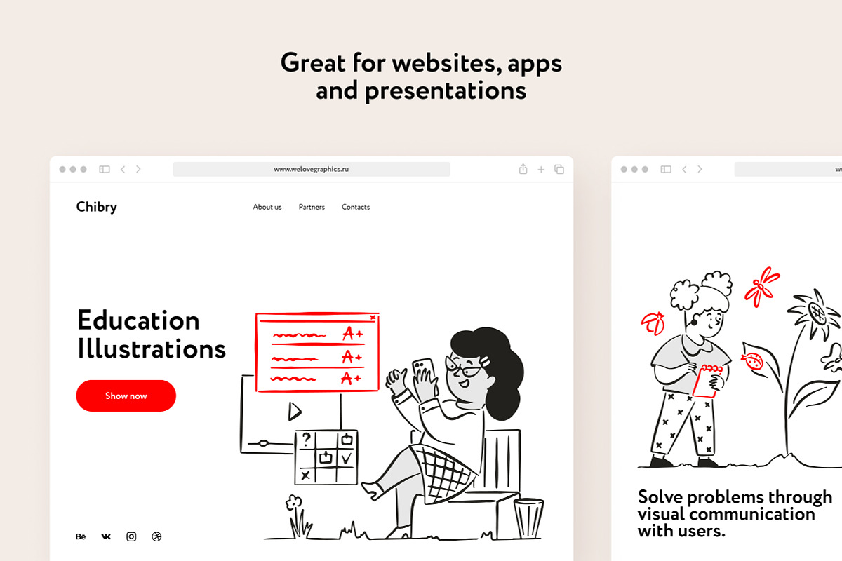 Chibry Education Illustrations
