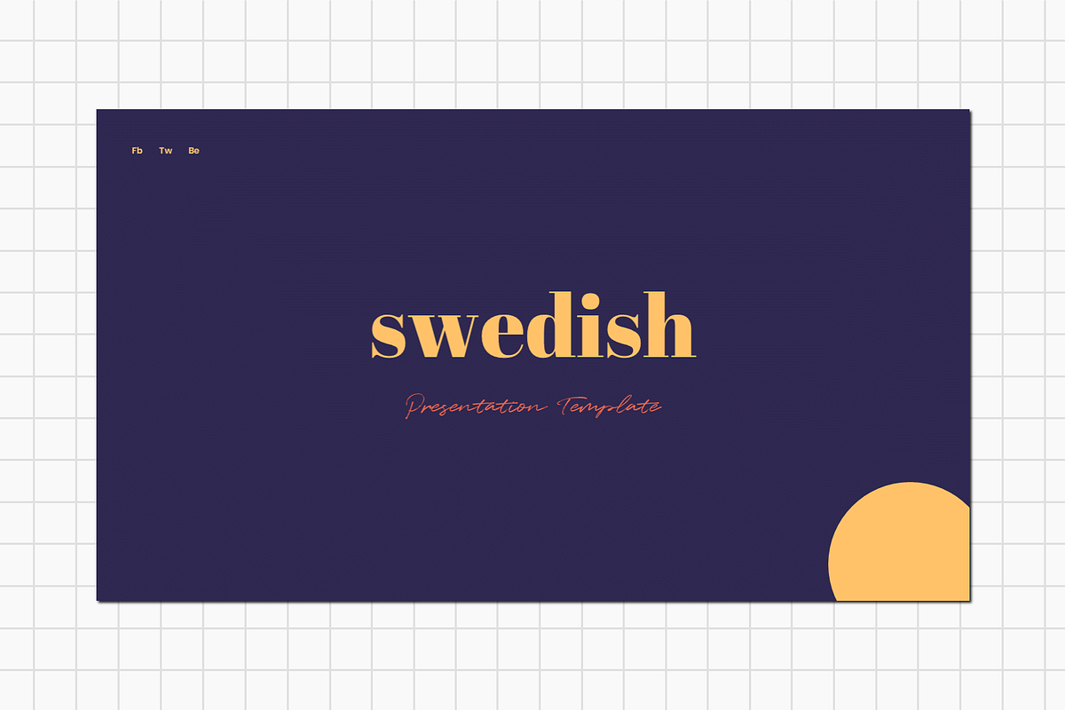 Swedish - Powerpoint Template, a Presentation Template by deasign