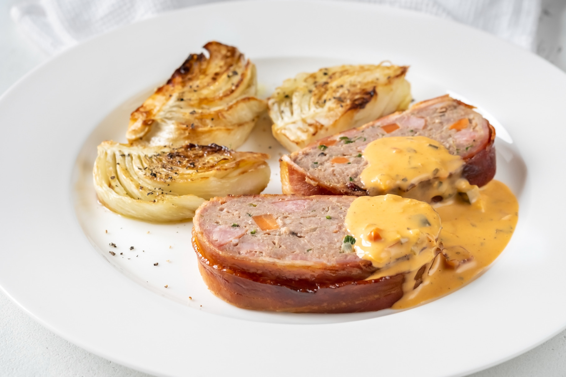 Meatloaf with roasted fennel, a Food & Drink Photo by Alexander Prokopenko