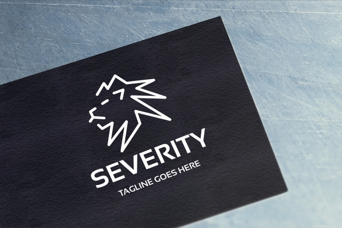 Severity Lion Logo, a Branding & Logo Template by Design_Planet