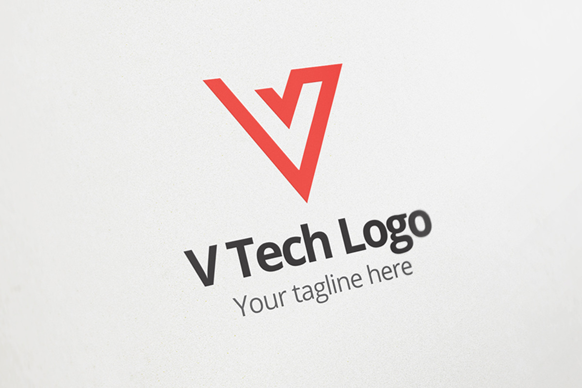 V Tech - V Letter Logo, a Branding & Logo Template by Arslan | Creative ...