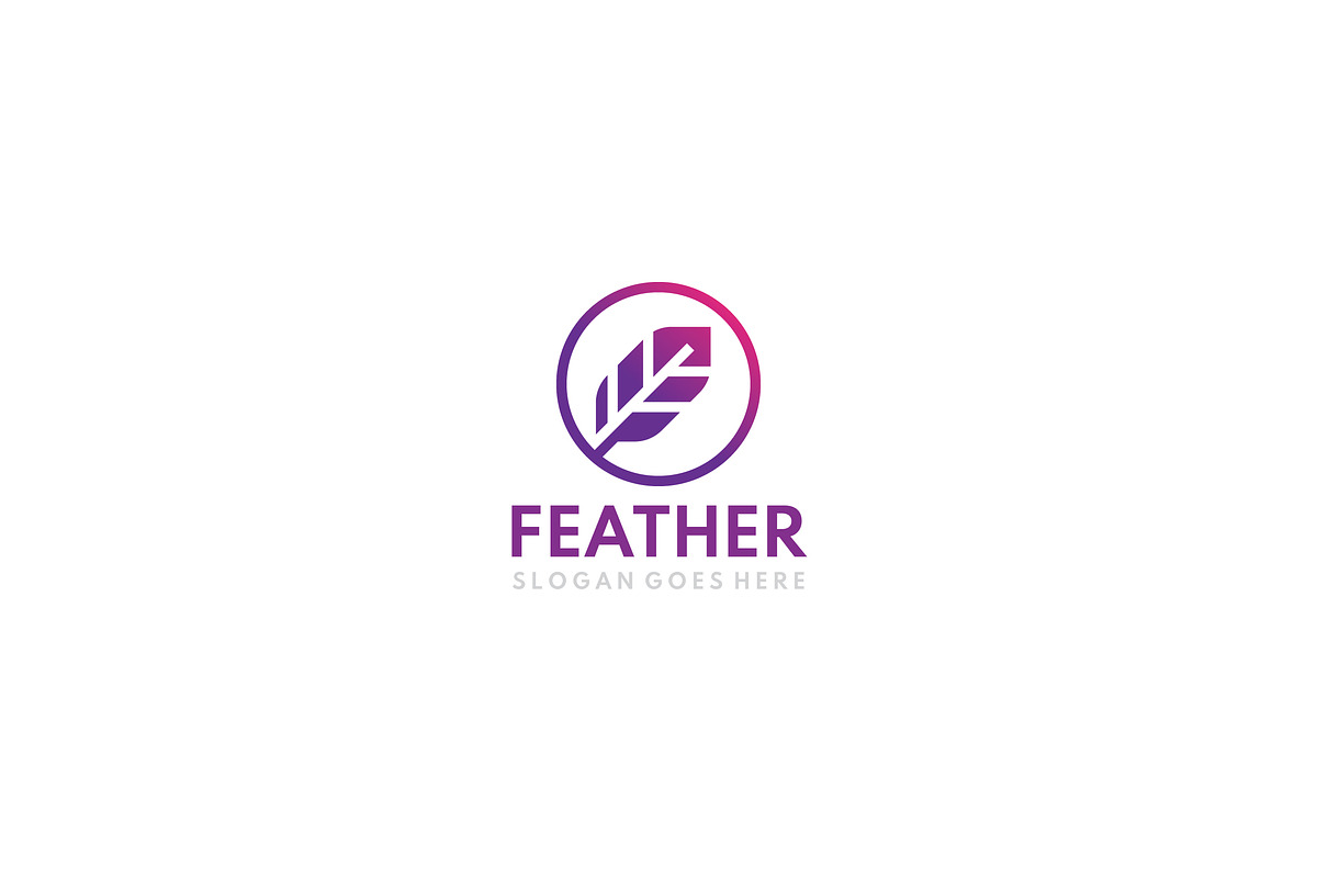 Feather Logo, a Branding & Logo Template by 3ab2ou