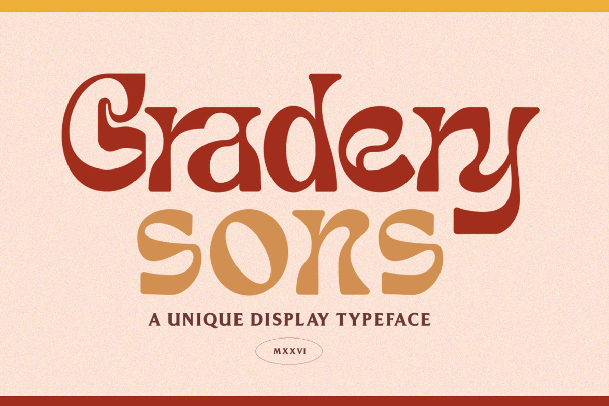 Gradery Sons - Psychedelic Font