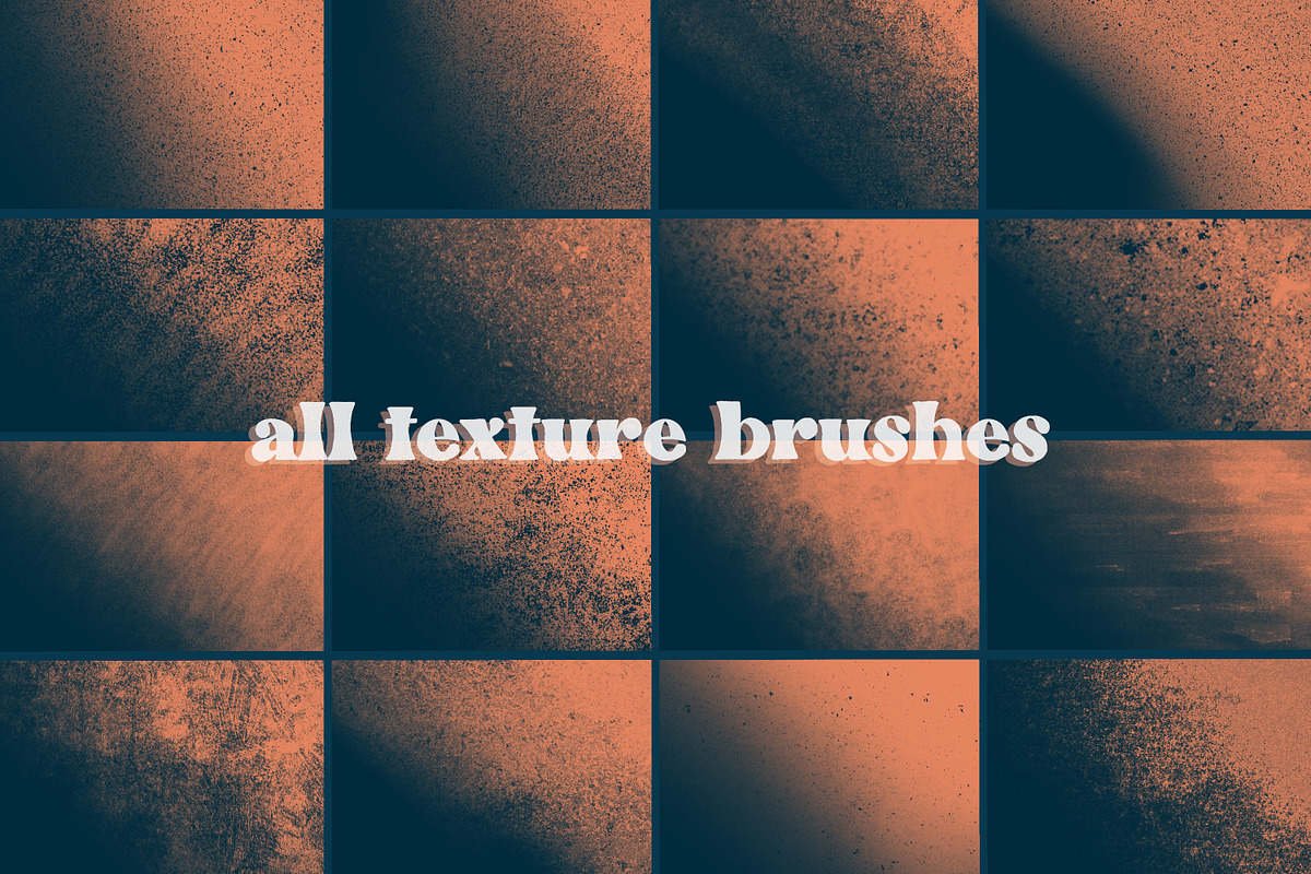 26 Premium Grain and Texture Brushes, a Brush Add-On by friday supply ...