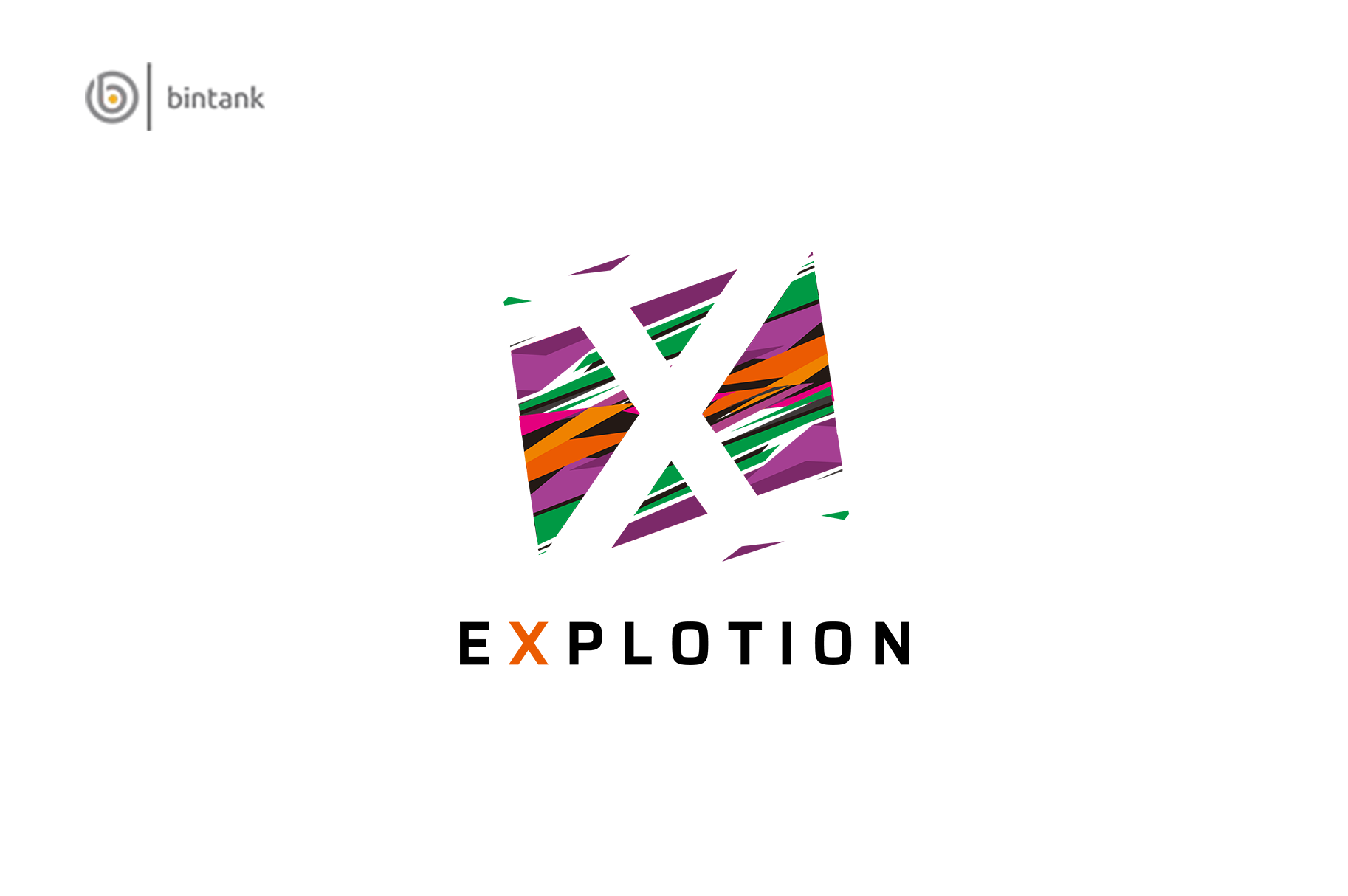 Letter X Logo. Futuristic Sign., a Branding & Logo Template by Bintank ...