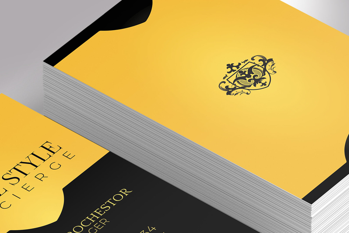 Concierge Business Card Canva Template