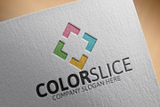 Color Slice Logo, a Branding & Logo Template by Josuf Media