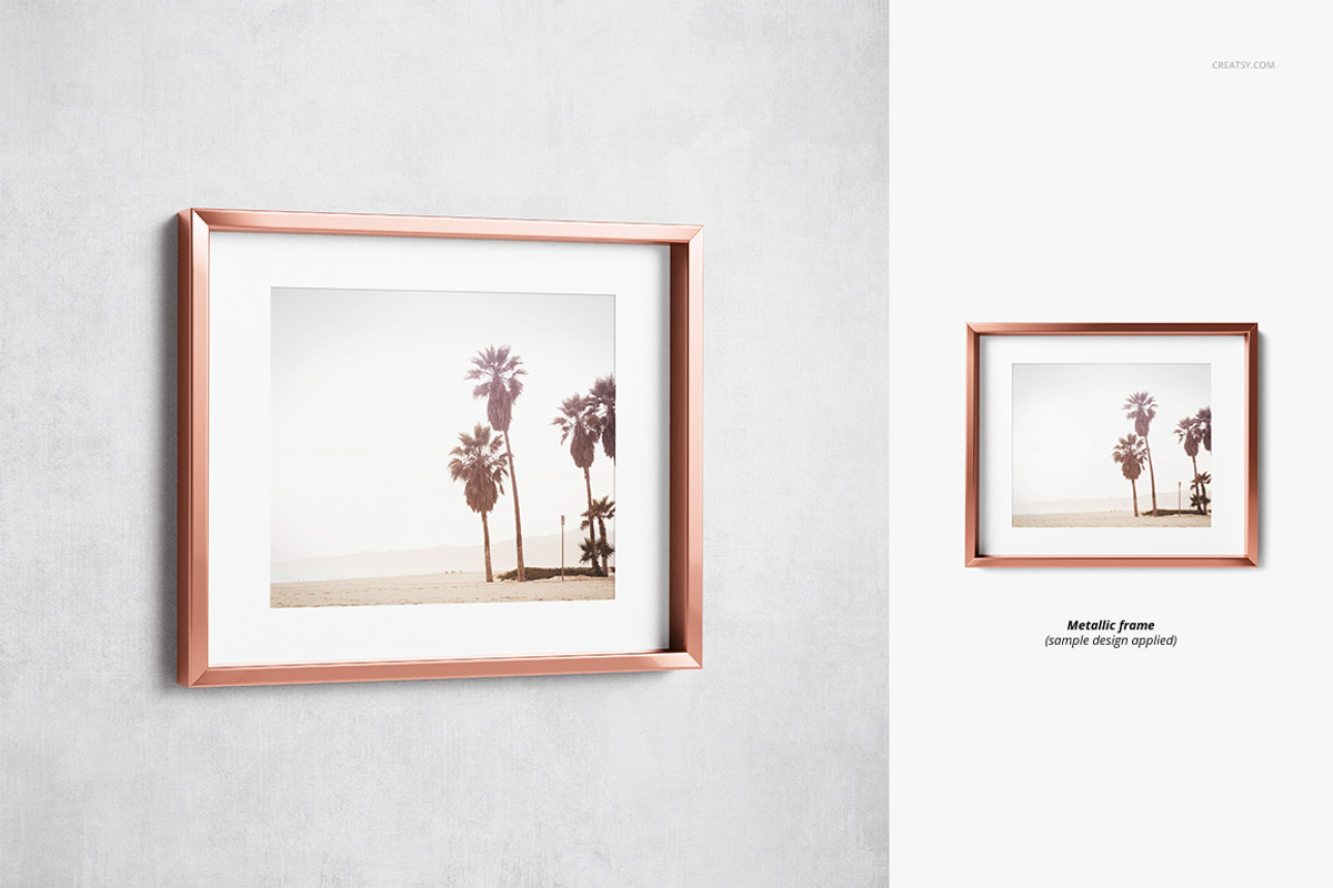Picture Deep Frame Mockup Set, a Print Template by creatsy5