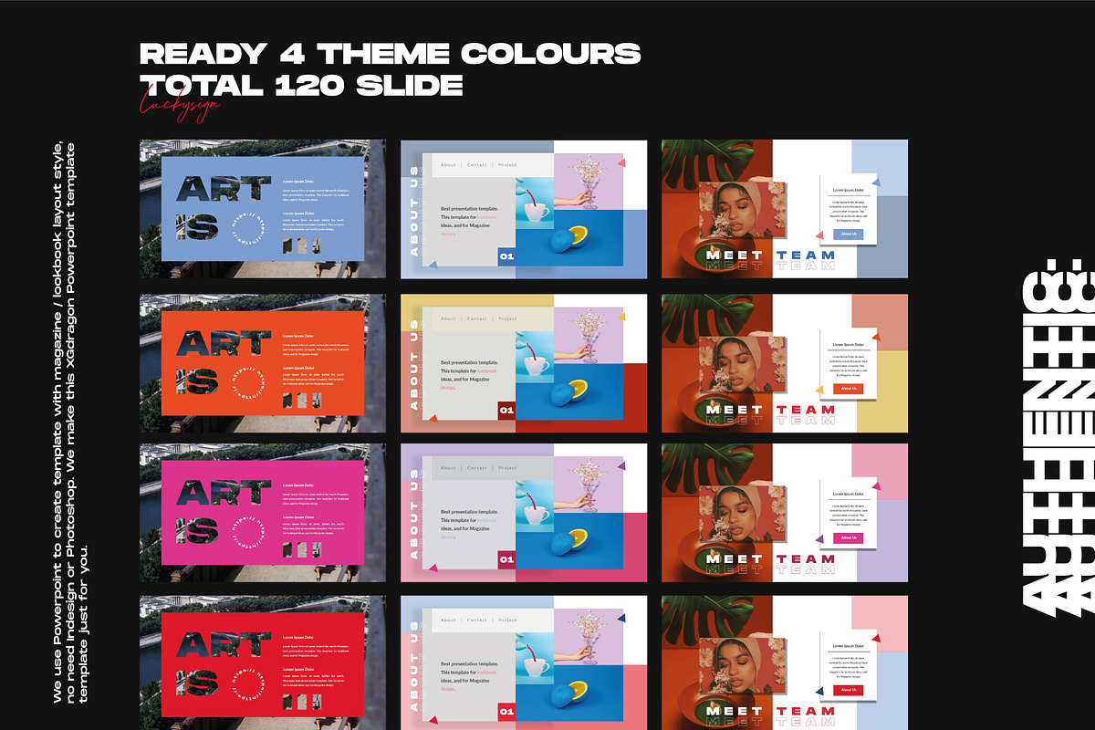 AUTHENTIC Powerpoint Template, a Presentation Template by Rocket Template