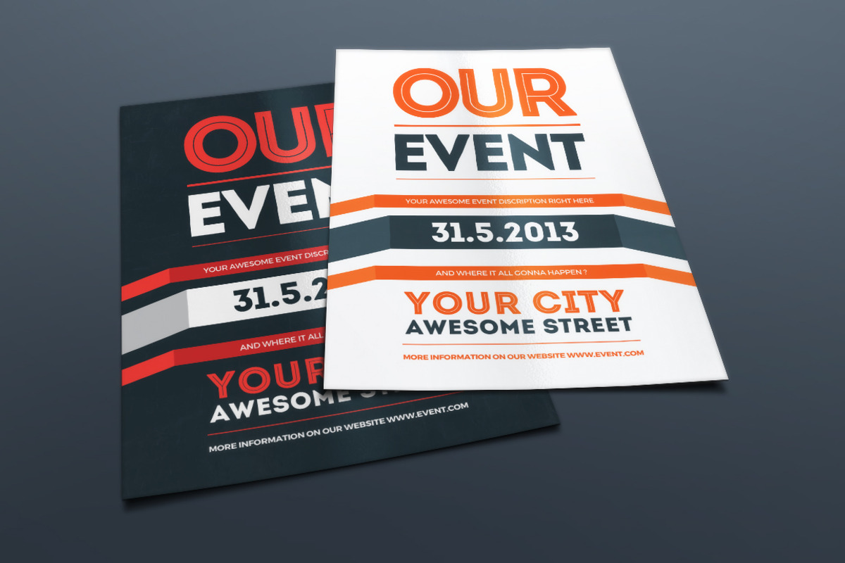 Our Event Flyer PSD Template, a Flyer Template by M K GRAPHICS ...