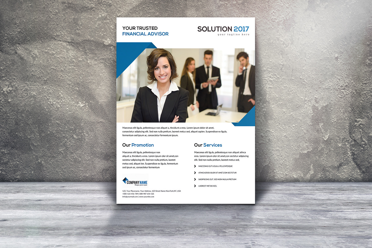 Multipurpose Flyer/Ad Template, a Flyer Template by SmmrDesign