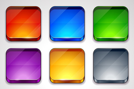 App Icons 3D Frames, an Icon by Vecster