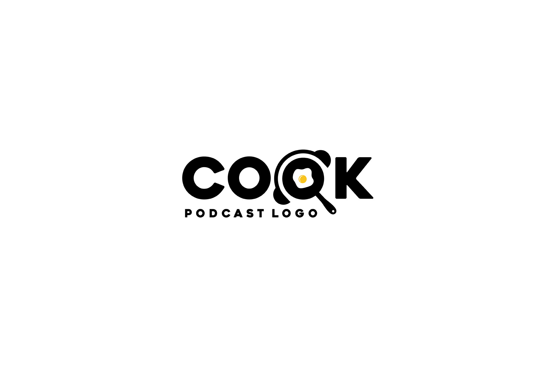 Food Podcast Logo Design Vector, a Branding & Logo Template by boriman05
