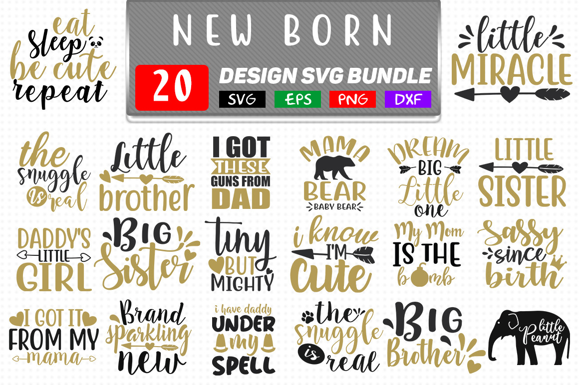 New born SVG Bundle, an Object Graphic by DESIGNAVO