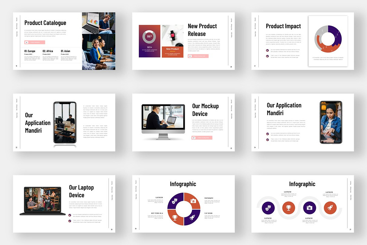 MANDIRI - Google Slide Template, a Presentation Template by kreatifreya