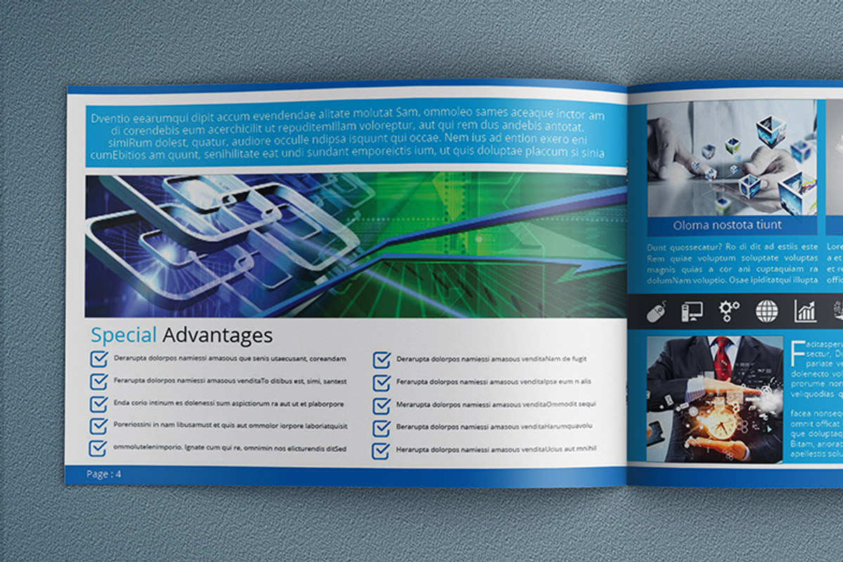 Advance Technology Brochure, a Brochure Template by Design_Fx