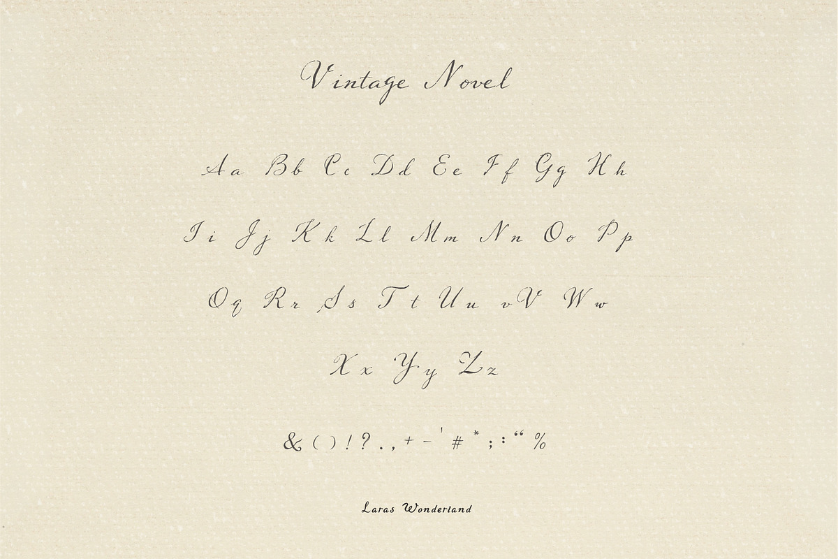 Vintage Serif & Antique Script Font