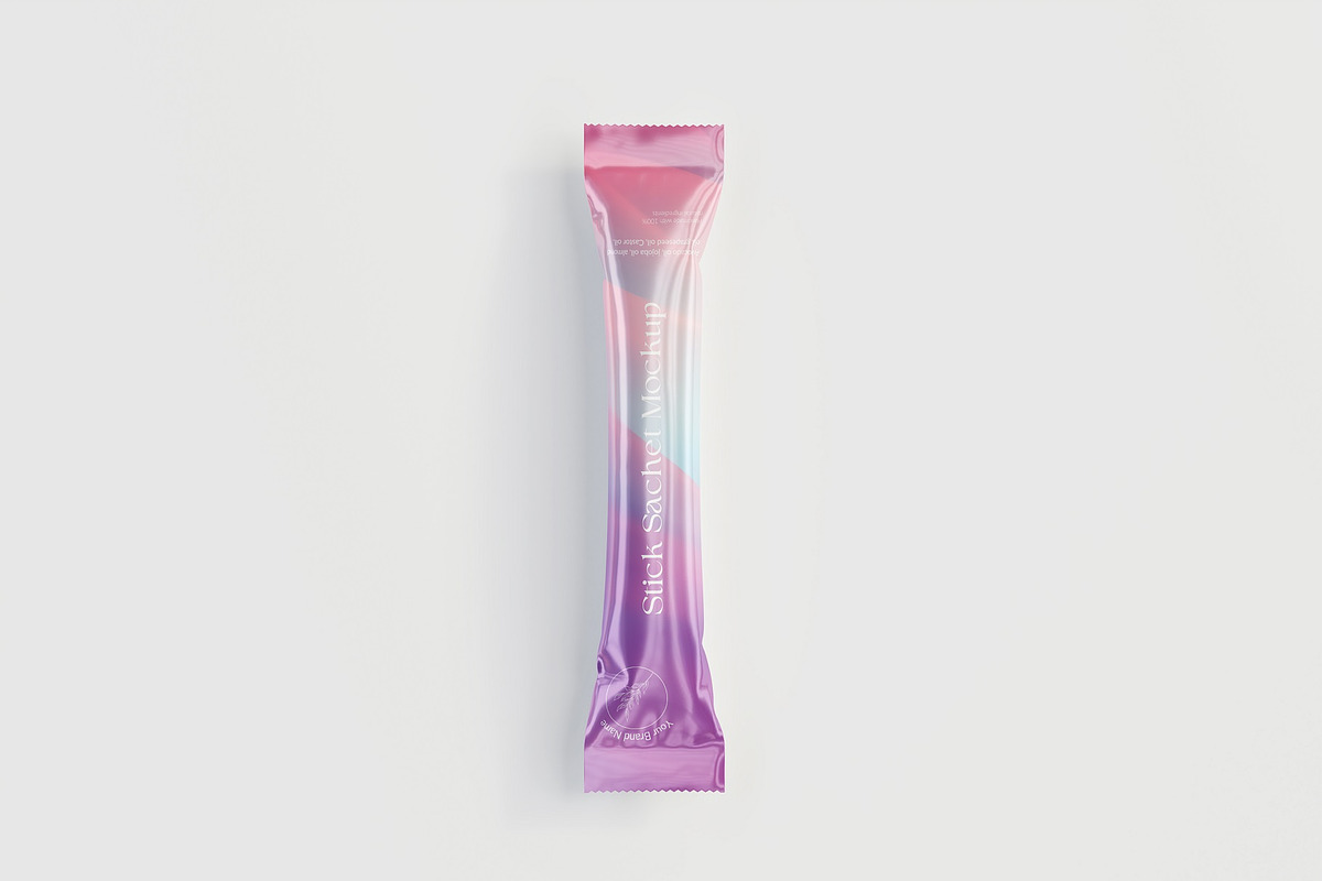 Stick Sachet Packaging Mockup, a Packaging Mockup by Momogi