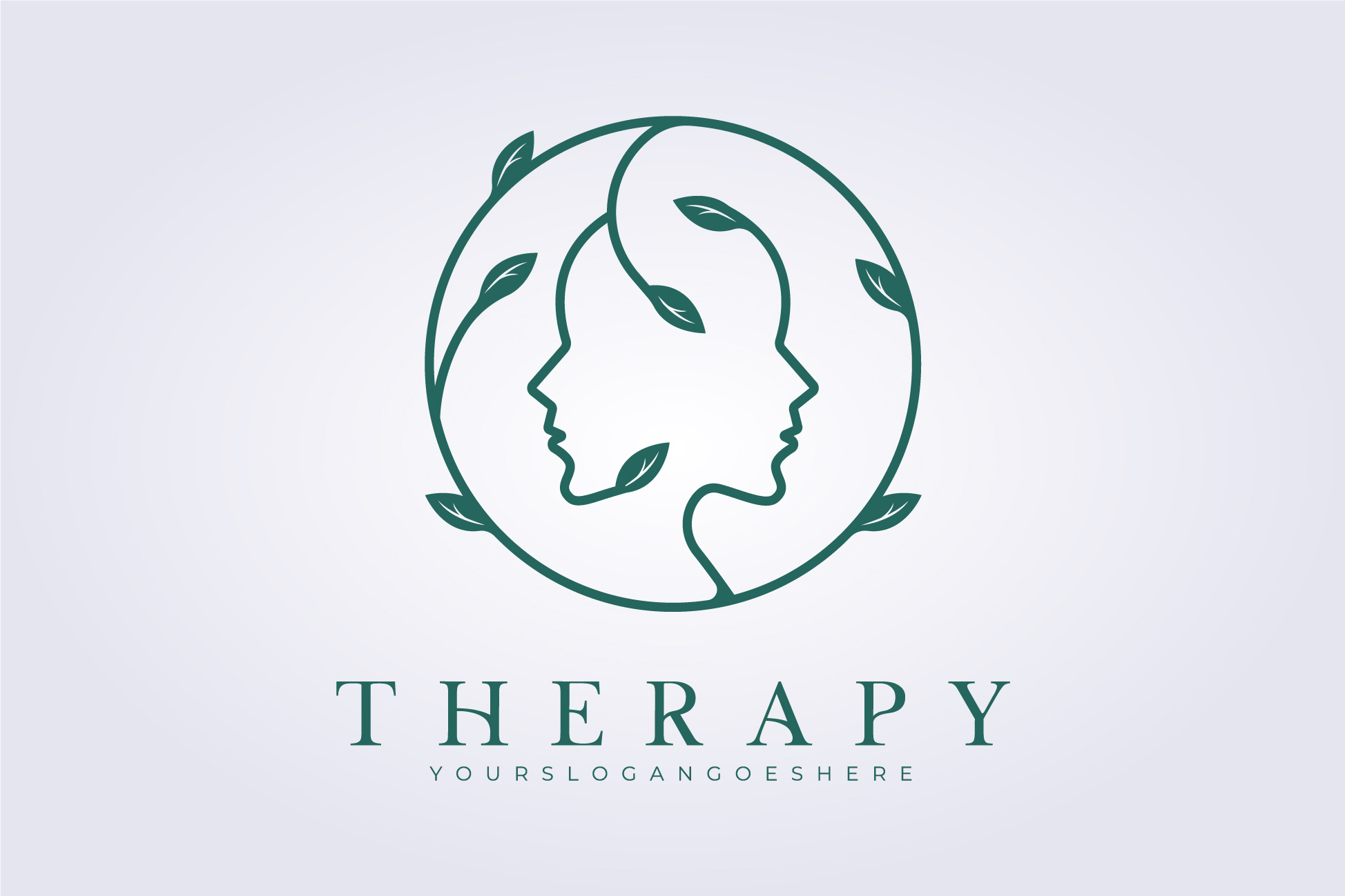 mental health, therapy help logo, a Branding & Logo Template by Lodzrov