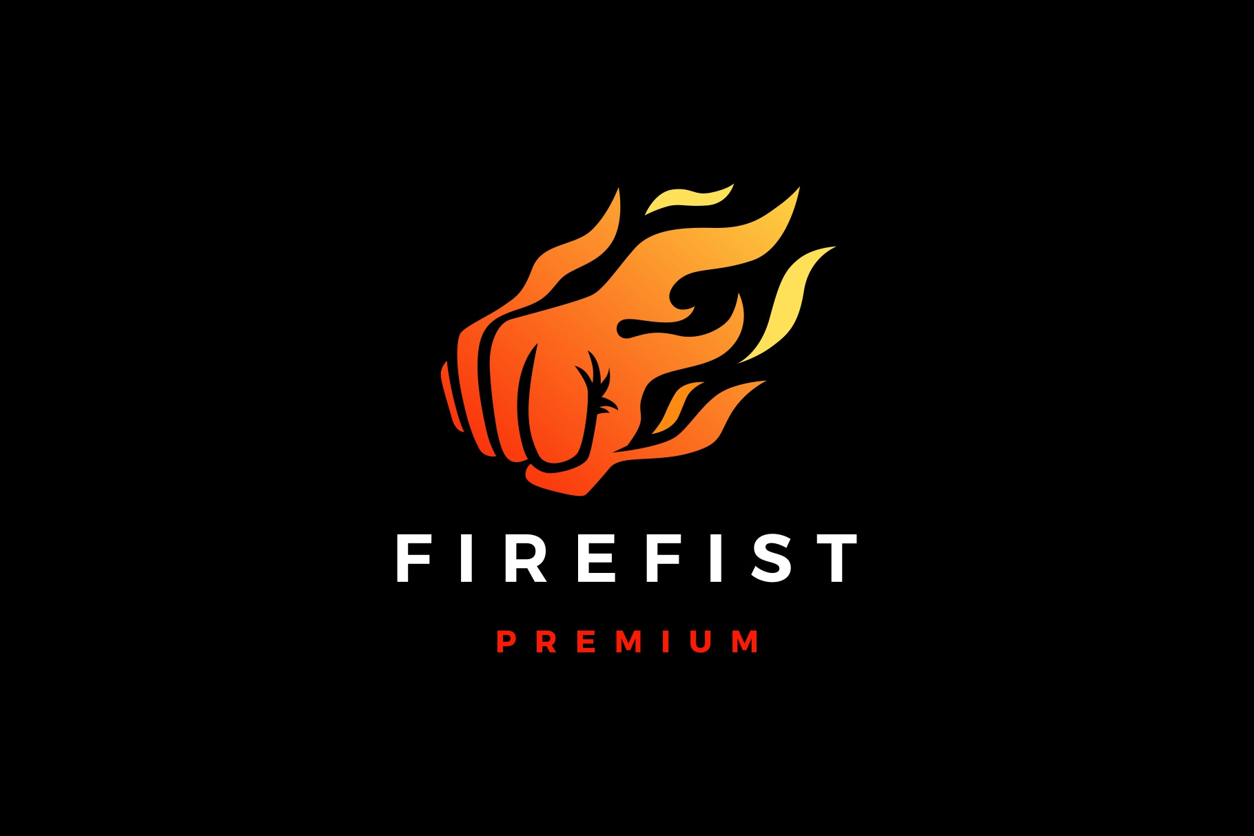 fire fist flame hand logo vector, a Branding & Logo Template by VSTRD ...