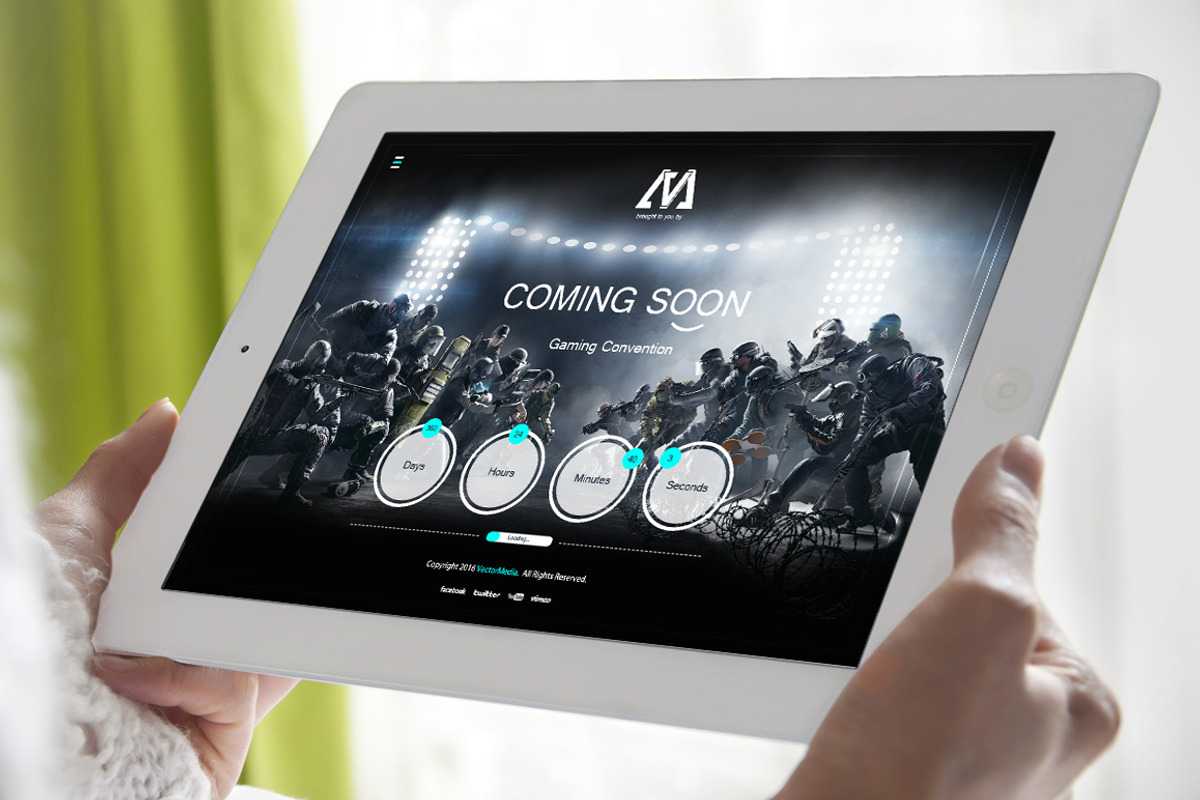 Gaming Coming Soon - PSD Template, a Websites & App Template by ...