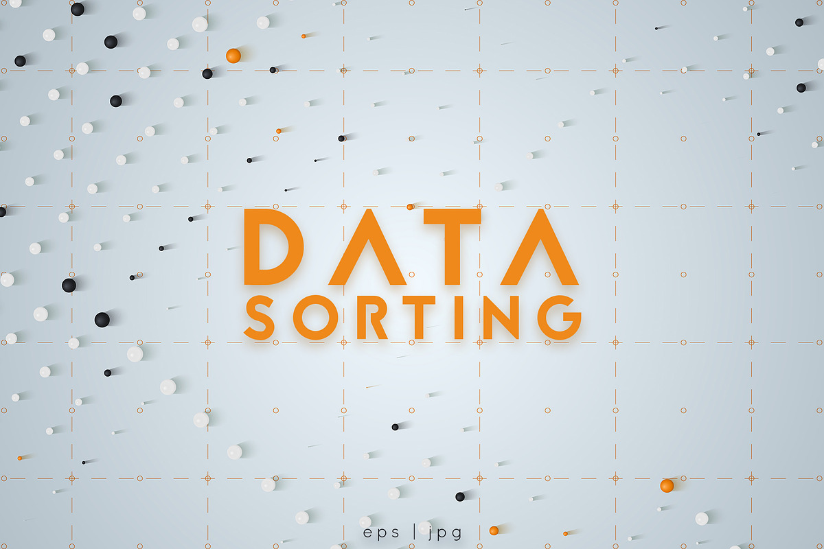 Data Sorting Backgrounds, an Object Graphic by GarryKillian