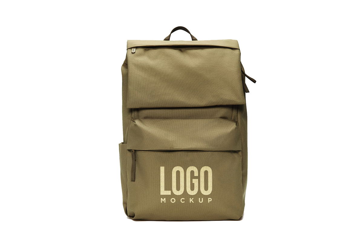 backpack bag logo branding mockup, a Product Mockup by Creativeadi