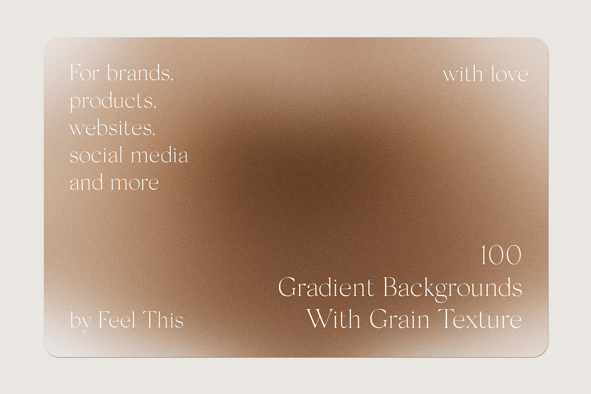 100 Gradient Backgrounds Textures, an Object Graphic by Feel This