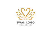 Swan Spa Logo Template, a Branding & Logo Template by Evloxx Studio