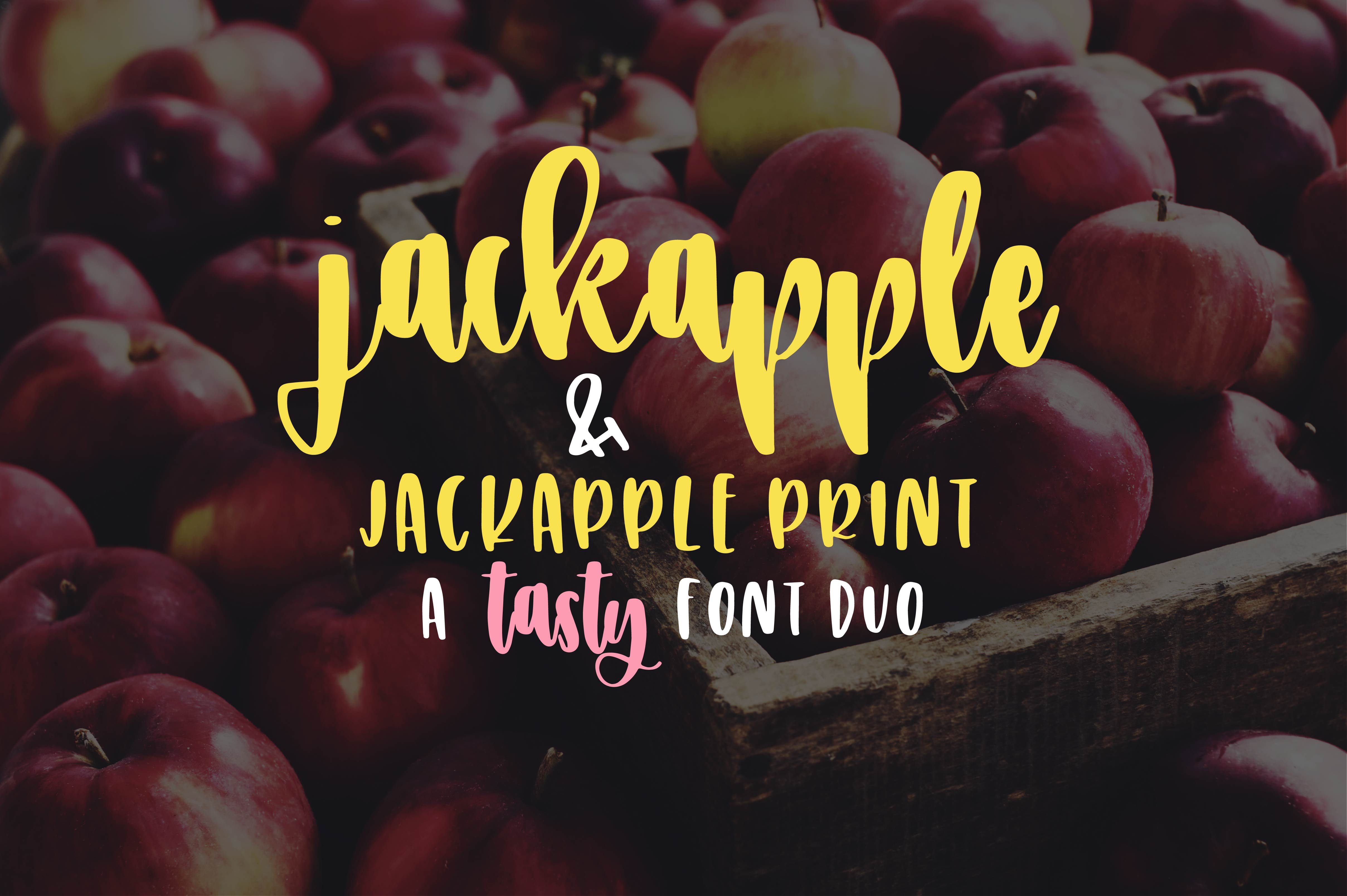 JackApple - A Tasty Font Duo, a Script Font by OnTheSpotStudio