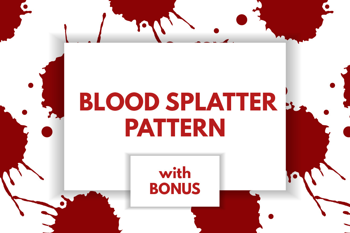 Blood Splatter pattern, a Pattern Graphic by Andrii Symonenko ...