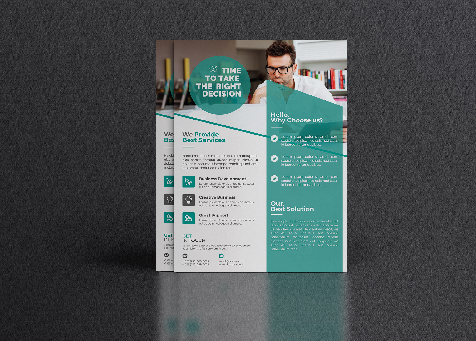 Clean Flyer Tempate, a Flyer Template by Cristal Pioneer