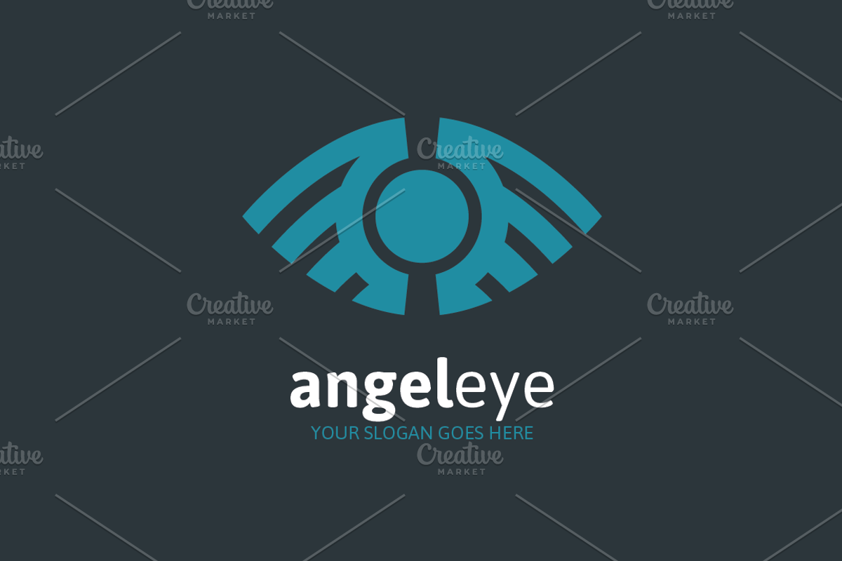 Angel Eye Logo, a Branding & Logo Template by MLJ studios